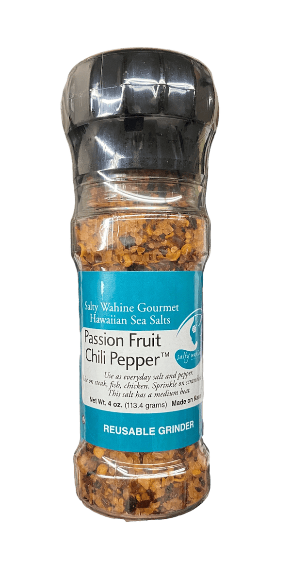 Hawaiian Passion Fruit Chili Pepper | Pouch & Grinder | Salty Wahine ...