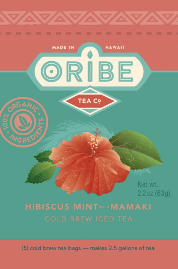 Organic Hibiscus Mint w/ Mamaki Cold Brew Iced Tea | Made In Hawaii ...